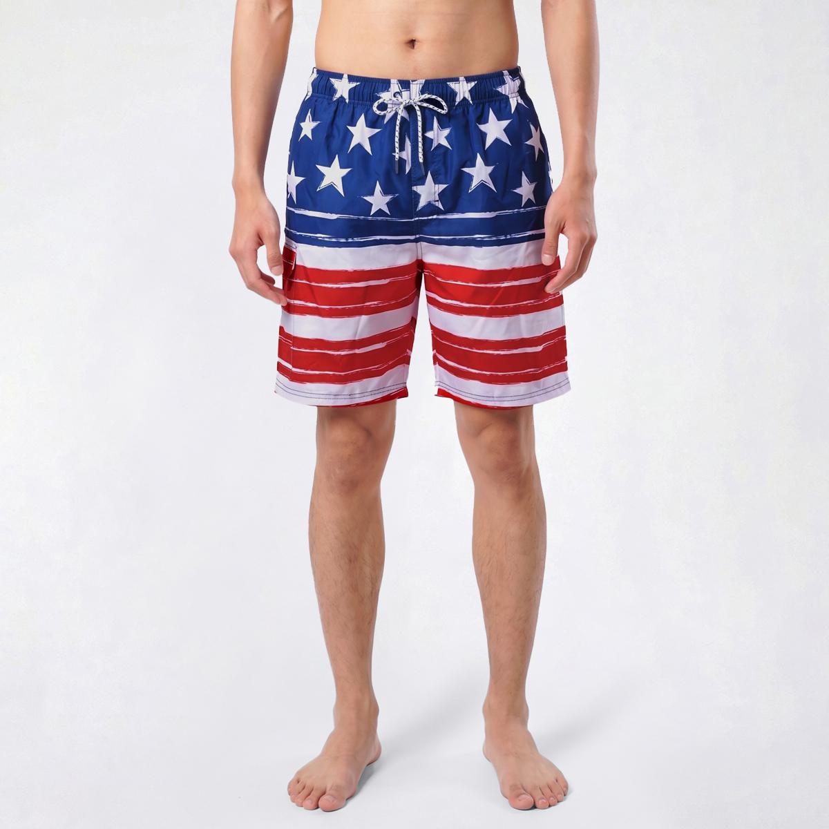 Click here for Young Mens SURFZONE(R) Red/White/Blue USA Flag Swi... prices